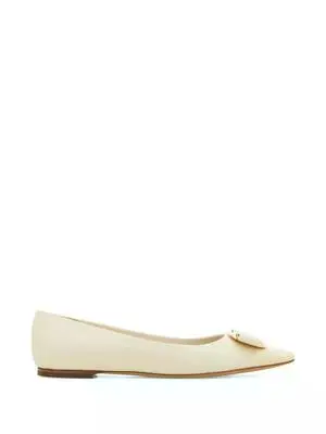 FERRAGAMO Vara Ballet Flats - Neutrals