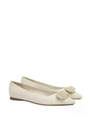 FERRAGAMO Vara Ballet Flats - Neutrals