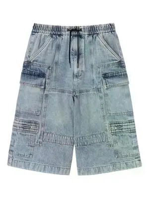 JUUN.J Drawstring Denim Cargo Shorts