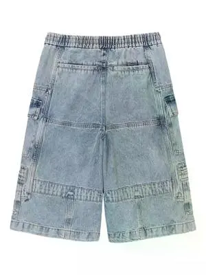 JUUN.J Drawstring Denim Cargo Shorts