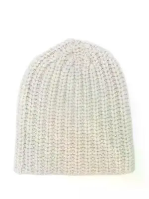 Warm Me Chunky-knit Beanie - White