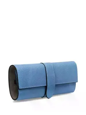 Smythson Jewellery Roll Case - Blue