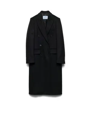 Prada Double-breasted Cashmere Coat