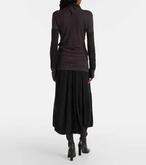 LEMAIRE Tie-neck Jersey Top