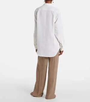 Loro Piana André Linen Shirt - White