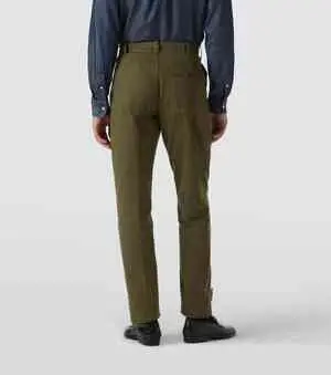 Dunhill Cotton Straight Pants