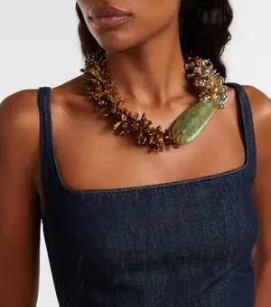 Dries Van Noten Denim Midi Dress - Blue