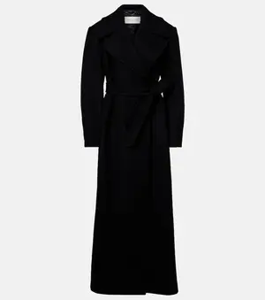 Dries Van Noten Wool-blend Twill Belted Coat