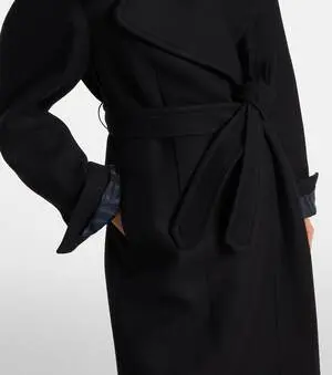 Dries Van Noten Wool-blend Twill Belted Coat
