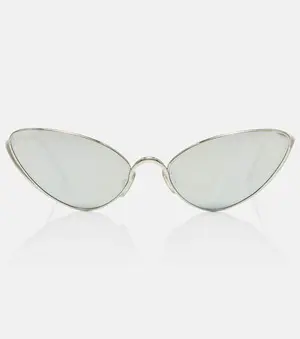 Loewe Signature Cat-eye Sunglasses - Silver