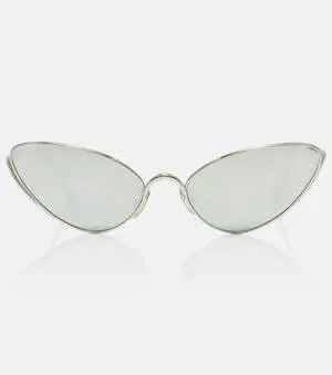 Loewe Signature Cat-eye Sunglasses - Silver