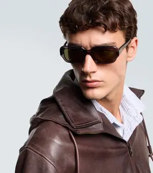 Loewe Slim Square Frame Sunglasses - Grey