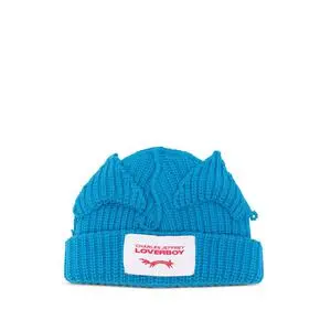 CHARLES JEFFREY LOVERBOY Knitted Hat - Blue