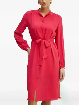 BOSS Buttoned Midi Dress With Belt