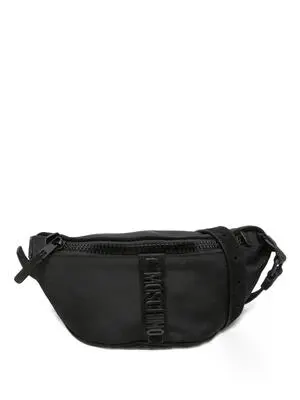 Moschino Logo Belt Bag - Black