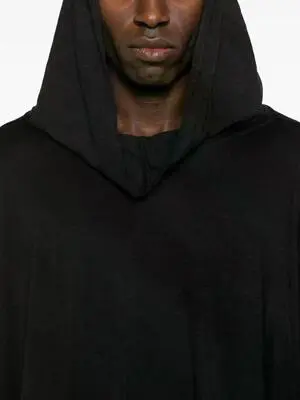 Rick Owens Oversized Fit Hoodie - Black