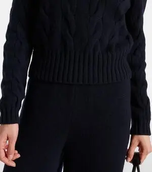 Loro Piana Napier Cable-knit Cashmere Sweater