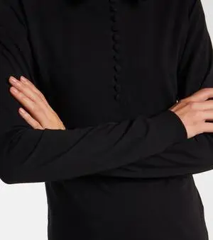 Dries Van Noten Cotton Jersey Polo Shirt