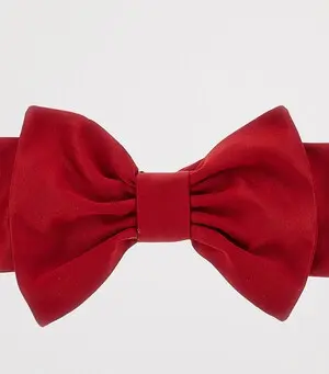Monnalisa Bow Headband - Red