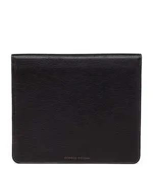 Brunello Cucinelli Calfskin Document Holder - Black
