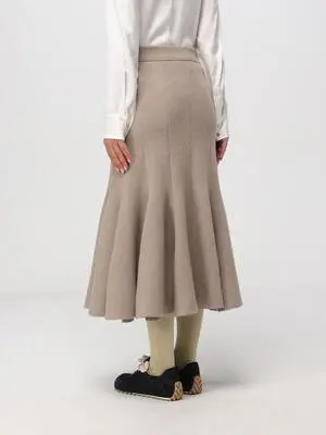 Bottega Veneta Flared Midi Skirt