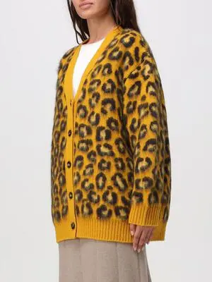 Bottega Veneta Leopard Print Knit Sweater - Brown