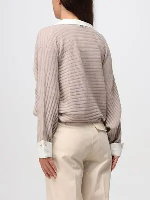 Liu Jo Ribbed Knit Sweater