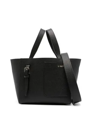 VALEXTRA Mini Leather Bucket Bag