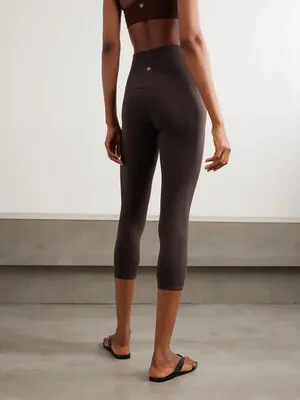 Lululemon Align Nulu Cropped High-rise Leggings - Brown