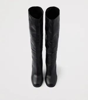 Prada Leather Knee-high Boots