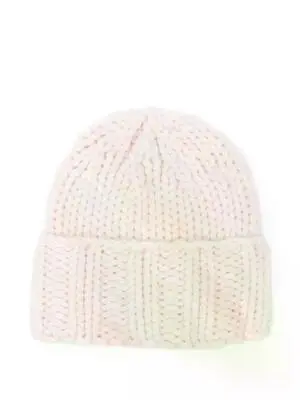 Warm Me Ribbed-knit Beanie - Neutrals