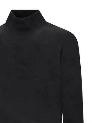 GOES BOTANICAL Ribbed Roll-neck Knitwear - Black