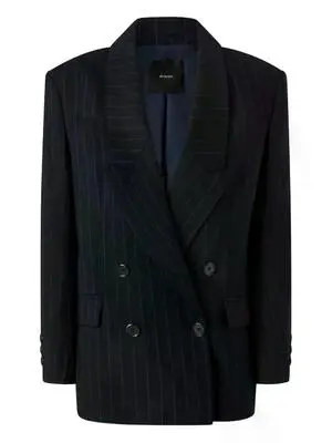 Pinko Pinstriped Double-breasted Blazer