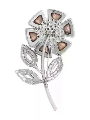 Dolce & Gabbana Rhinestone-embellished Floral Pin