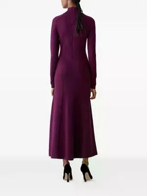Carolina Herrera Turtleneck Wool-silk Dress