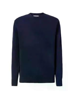 MC2 SAINT BARTH Ribbed-trim Sweater - Blue