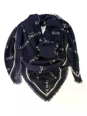 Givenchy Monogram Fringed Scarf