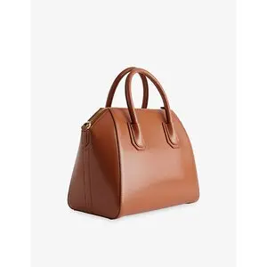 Givenchy Antigona Small Leather Top Handle Bag - Caramel Brown