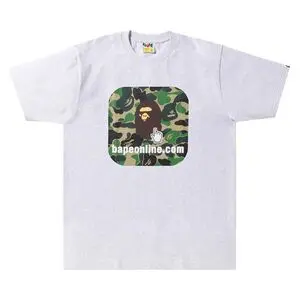 BAPE Abc Camo Tee - Grey