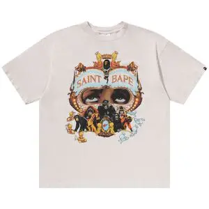 A BATHING APE X Saint Mxxxxxx Generation Tee - White