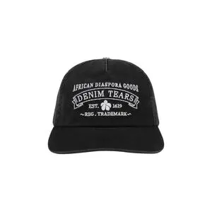 DENIM TEARS Adg Cap - Black