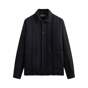 Kith Mixed Stripe Tweed Boxy Overshirt