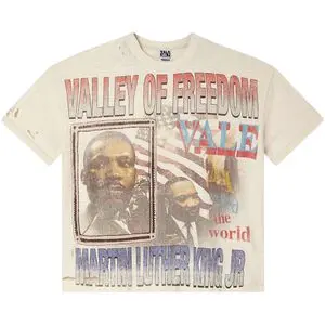 VALE FOREVER Printed Freedom Tee - Tan