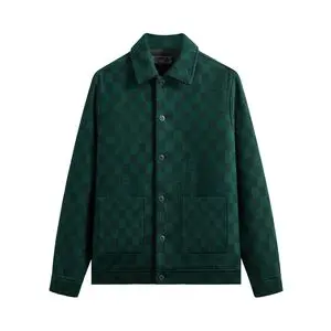 Kith Check Boucle Boxy Collared Overshirt