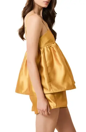 Solid & Striped Yarden Satin Camisole - Ochre