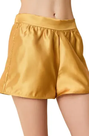 Solid & Striped Emery Satin Twill Shorts
