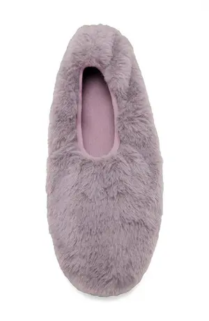 Mango Faux Fur Slipper - Purple