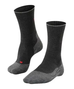 Falke Tk2 Explore Wool Silk Hiking Socks - Anthracite Melange