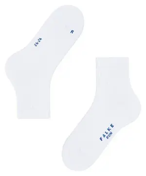 Falke Run Rib Cotton Socks - White