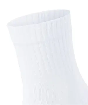 Falke Run Rib Cotton Socks - White
